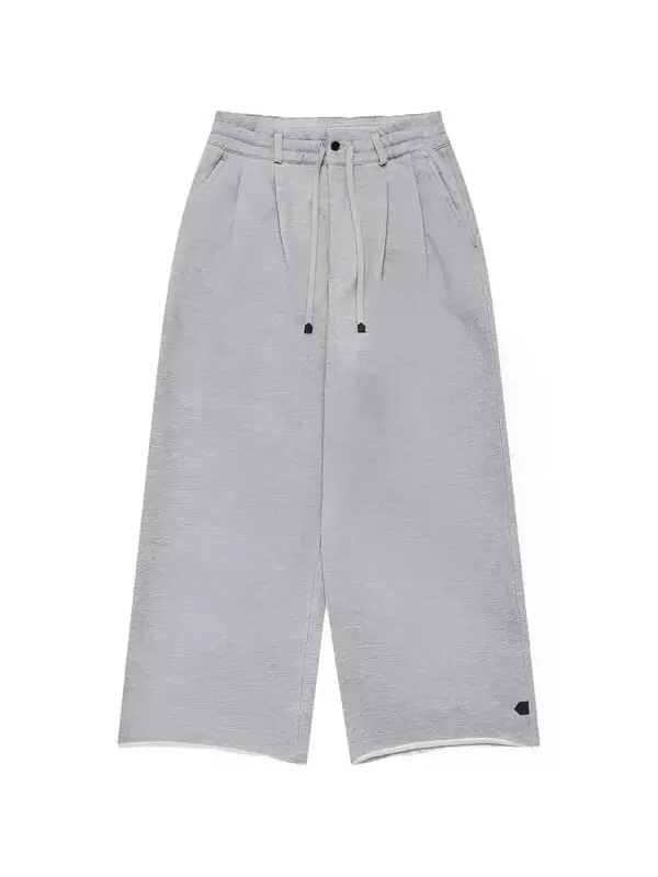 DOVER STREET MARKET Drawstring-detail Pleated Cotton Track Pants