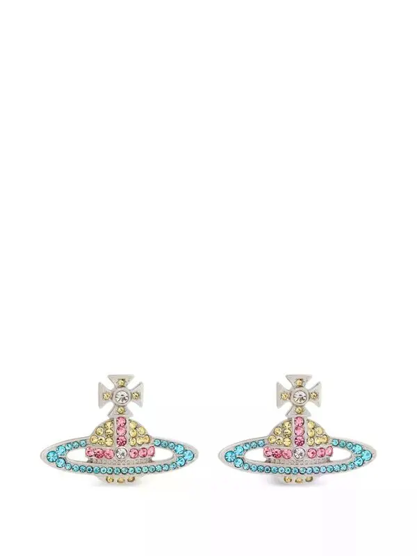 VIVIENNE WESTWOOD Kika Orb Embellished Earrings - Silver