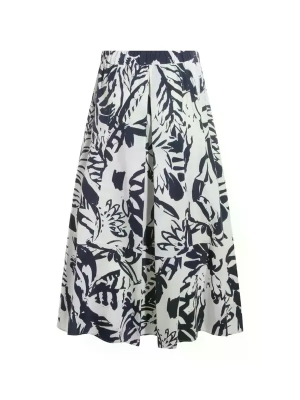 Antonelli Firenze Floral-print A-line Skirt
