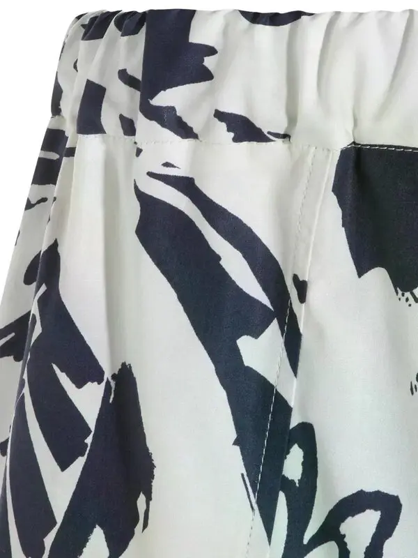 Antonelli Firenze Floral-print A-line Skirt