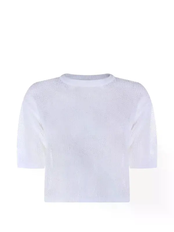 Antonelli Firenze Pointelle-knit T-shirt