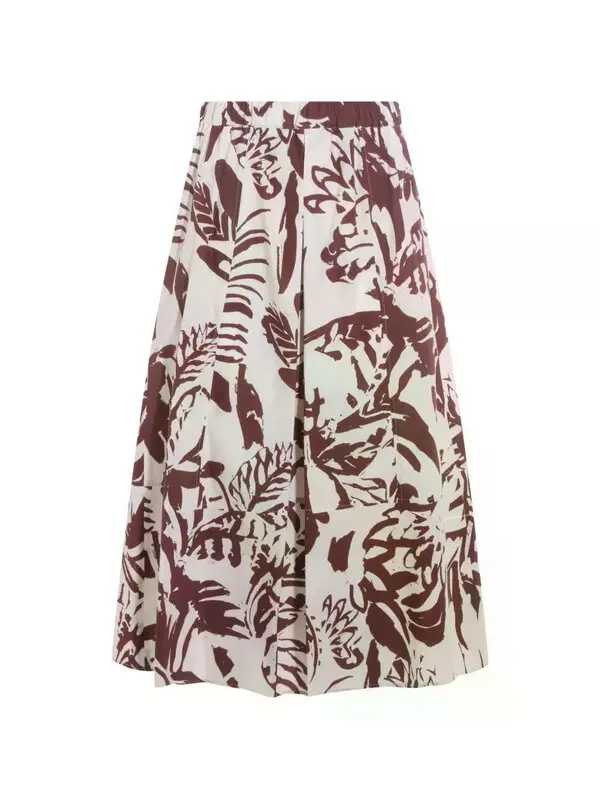 Antonelli Firenze Floral-print A-line Skirt