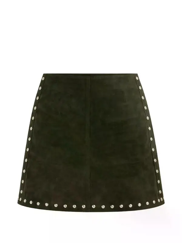 ZUT Tellier Studded Skirt - Green