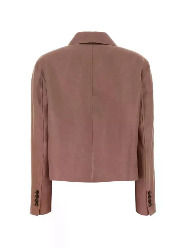 Brunello Cucinelli Linen Cropped Jacket