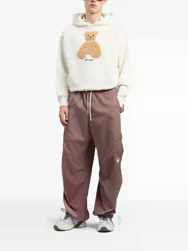 Palm Angels Bear Graphic Hoodie - Neutrals