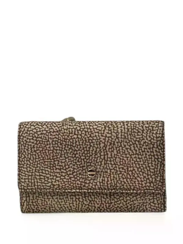 Borbonese Medium Classica Flap Wallet - Brown