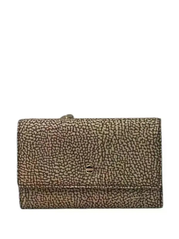 Borbonese Medium Classica Flap Wallet - Neutrals