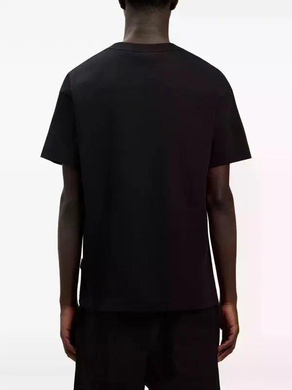 Palm Angels Logo Neck T-shirt - Black