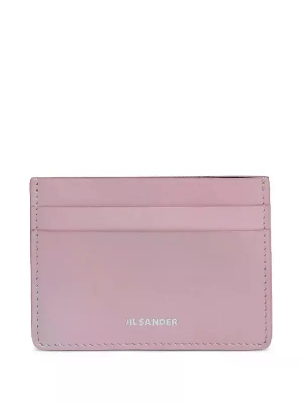 JIL SANDER Logo-detail Card Holder - Pink