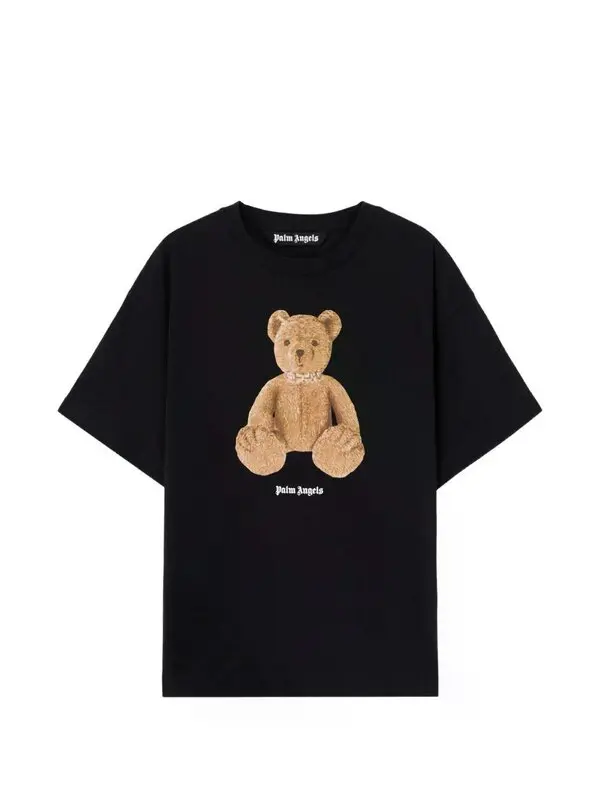Palm Angels Bear Graphic T-shirt - Black