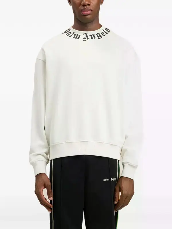 Palm Angels Neck-logo Sweatshirt