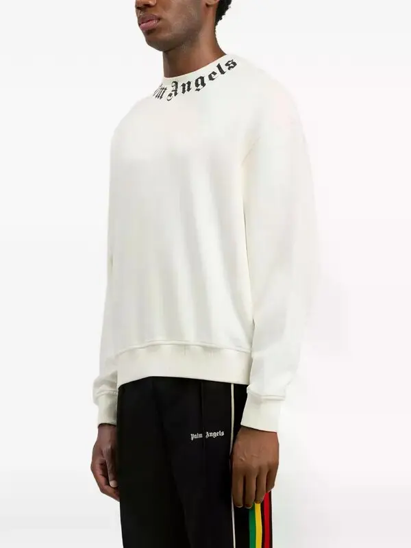 Palm Angels Neck-logo Sweatshirt