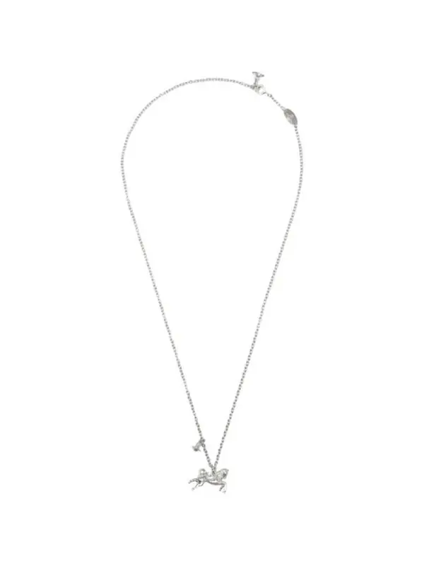 VIVIENNE WESTWOOD Cheval Horse Necklace - Silver