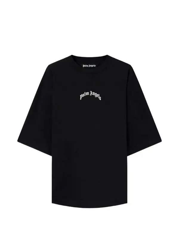 Palm Angels Logo Oversized T-shirt - Black