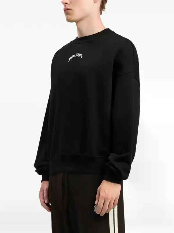 Palm Angels Curved-logo Sweatshirt