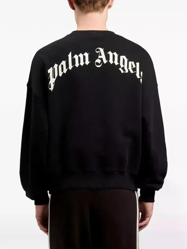 Palm Angels Curved-logo Sweatshirt
