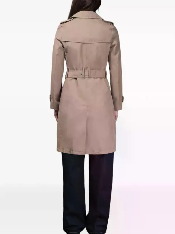 MOORER Giverny-ft Double-breasted Trench Coat