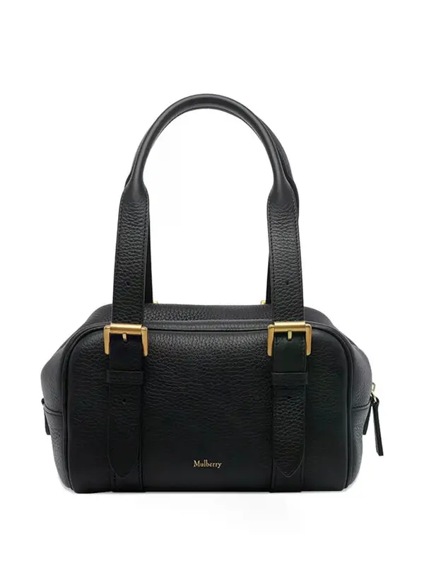 Mulberry Small Boston Leather Tote Bag - Black