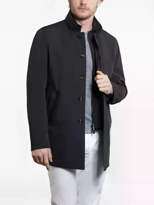 MOORER Button-fastening Coat