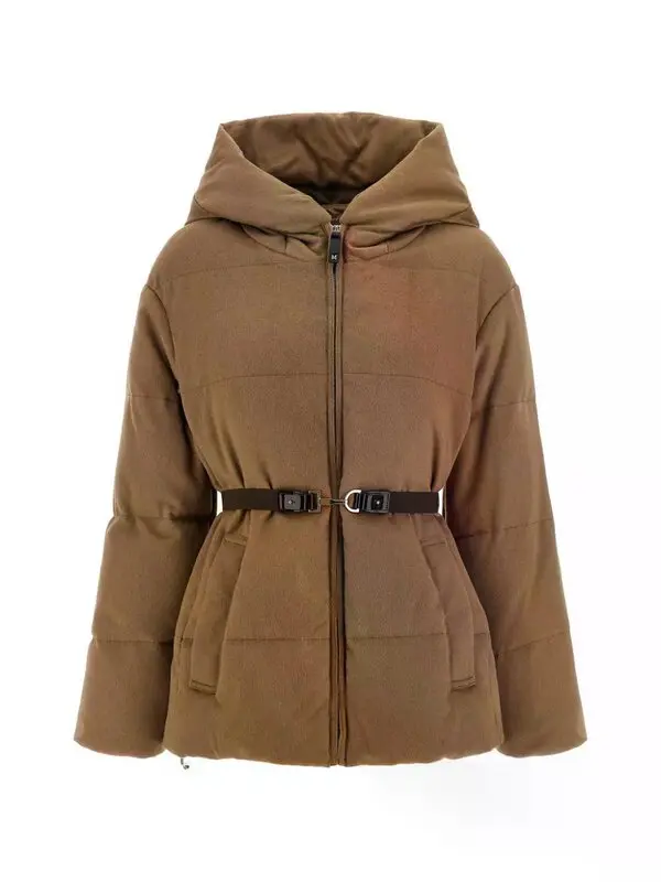 Max Mara Corona Single-breasted Hooded Coat