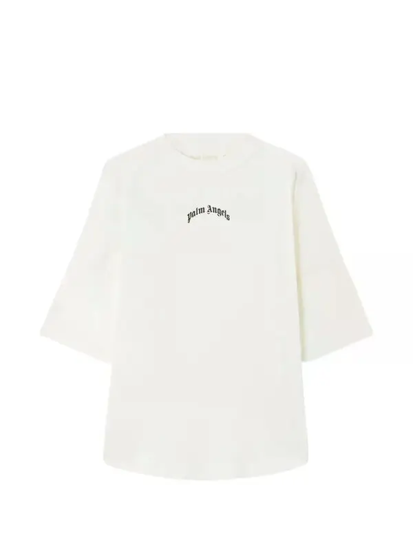 Palm Angels Printed-logo T-shirt - White