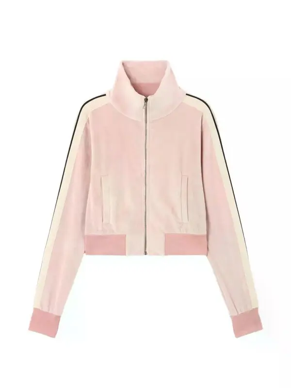 Palm Angels Zip Crop Track Jacket