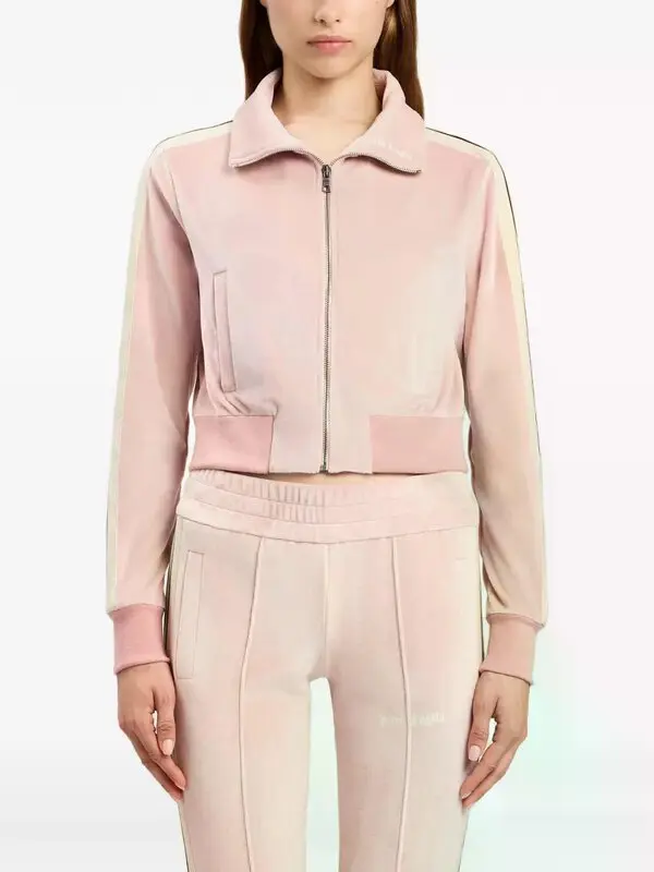 Palm Angels Zip Crop Track Jacket