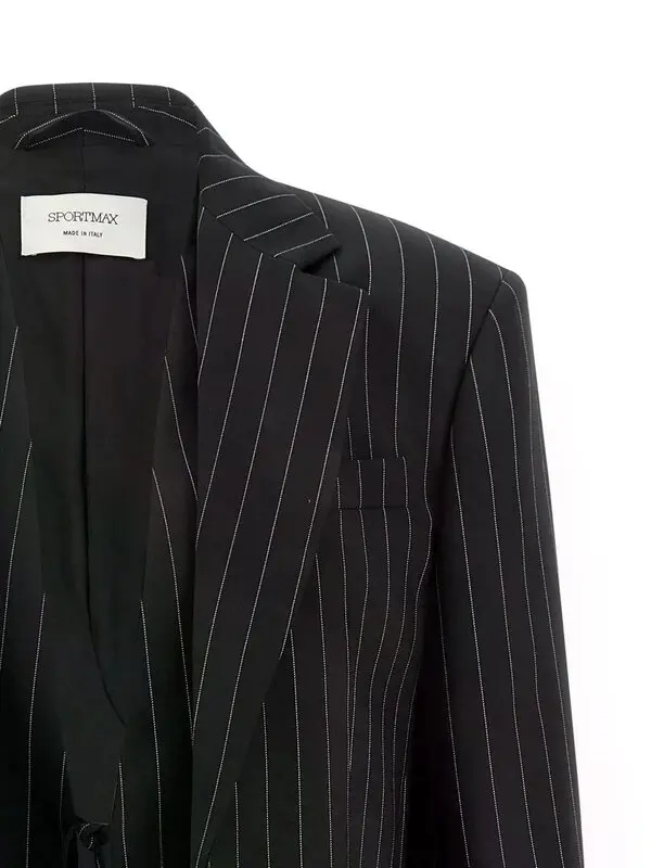 Sportmax Pinstripe Double-breasted Blazer