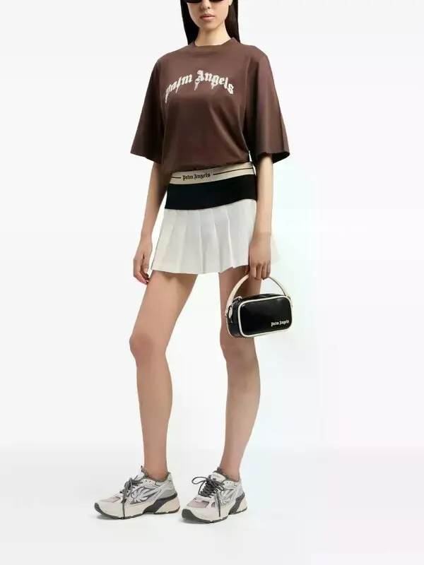 Palm Angels Curved Logo Boxy T-shirt