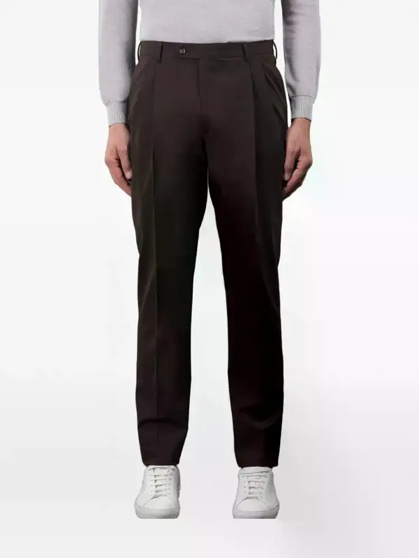 MOORER Jarvis-slw Pleated Trousers