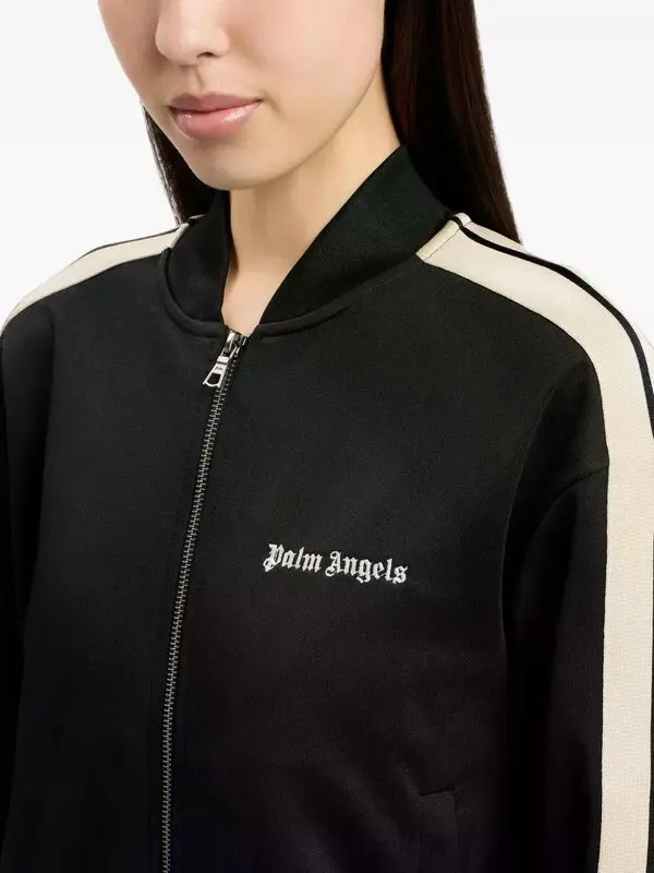 Palm Angels Logo Side-stripe Bomber Jacket