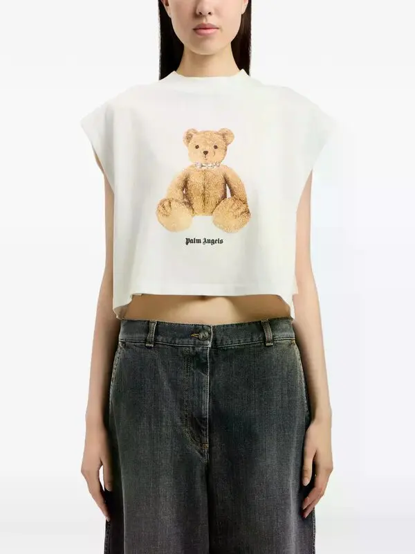 Palm Angels Bear-print Tank Top