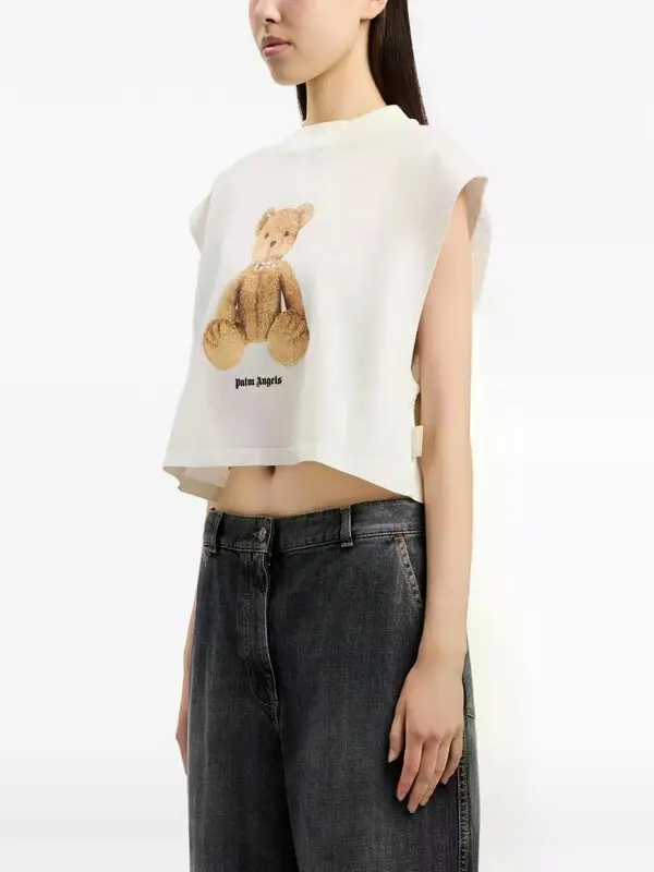 Palm Angels Bear-print Tank Top