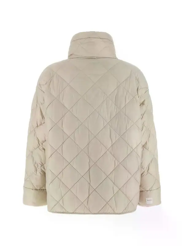Max Mara Diamond-quilted Down Jacket