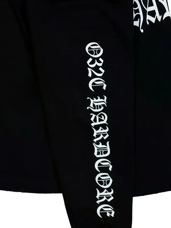 032C Lettering-print Long-sleeve Sweatshirt