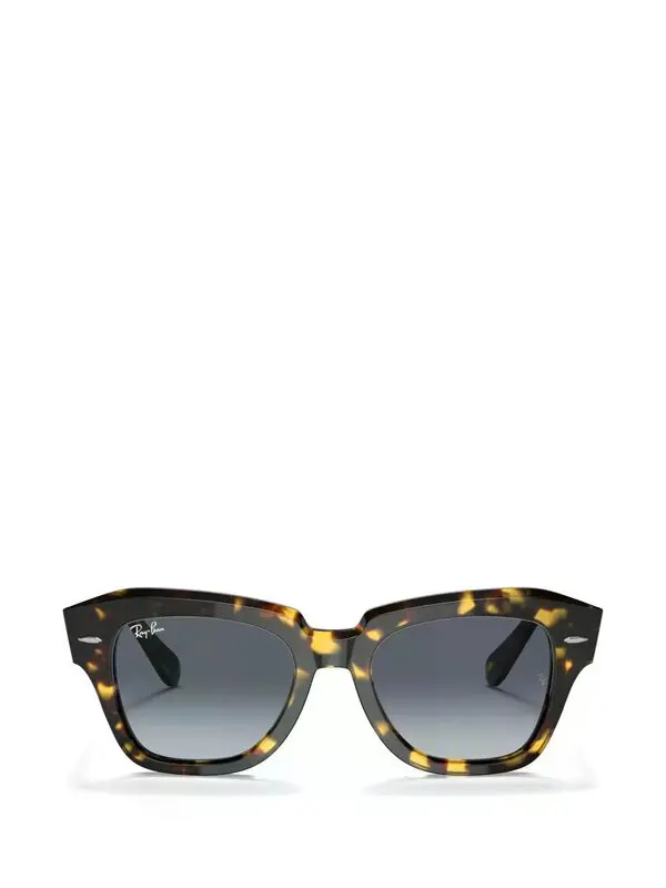 Ray-ban Geometric State Street Sunglasses - Brown
