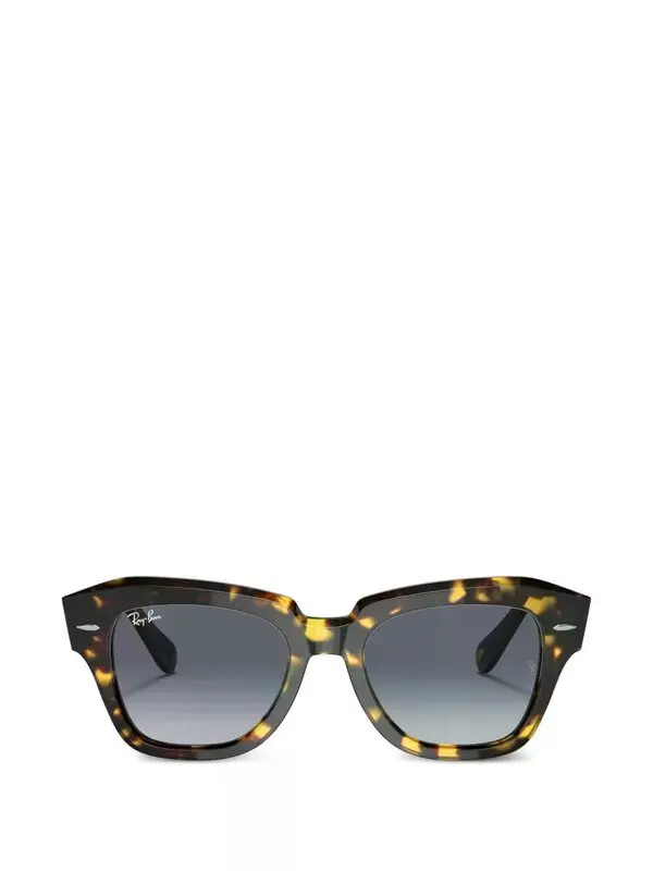 Ray-ban Geometric State Street Sunglasses - Brown