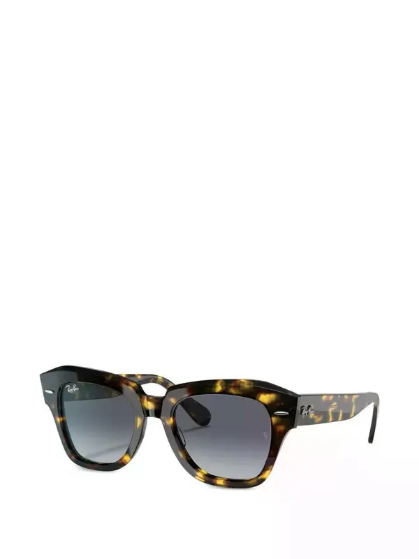 Ray-ban Geometric State Street Sunglasses - Brown