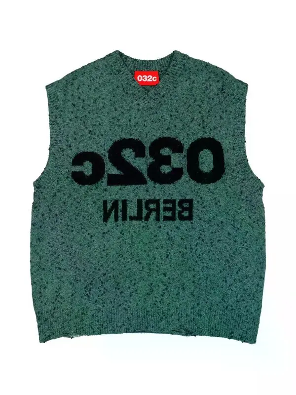 032C Logo-detail Knitted Vest