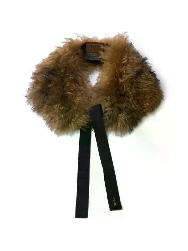 Prada Shearling Collar - Brown