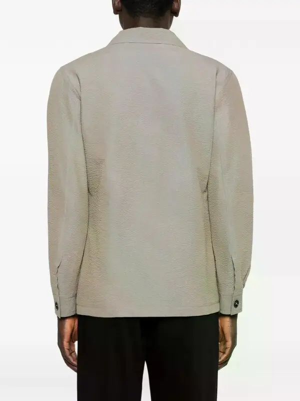 Tagliatore Chest-pocket Buttoned Shirt - Grey