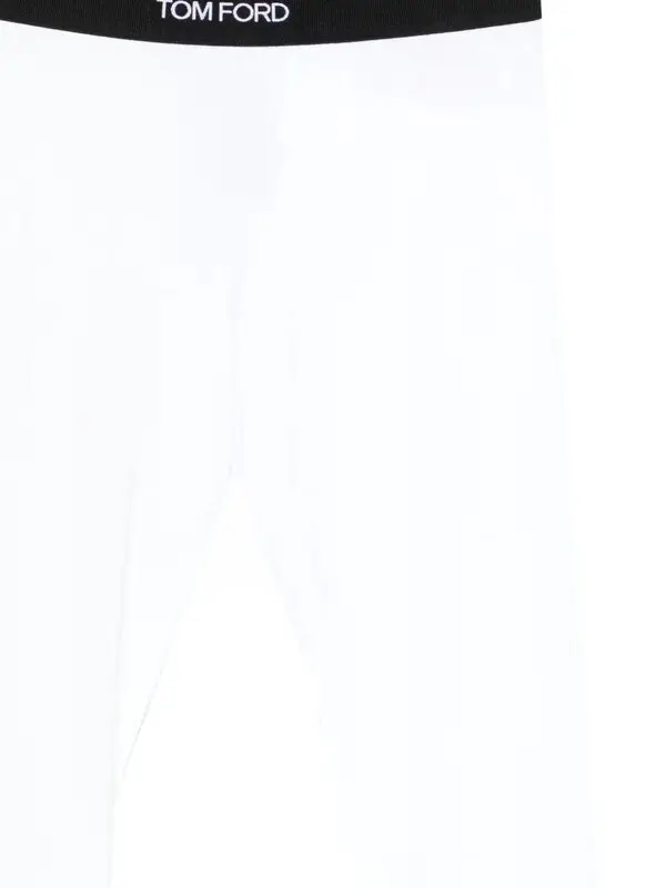 TOM FORD Logo-waistband Cropped Leggings