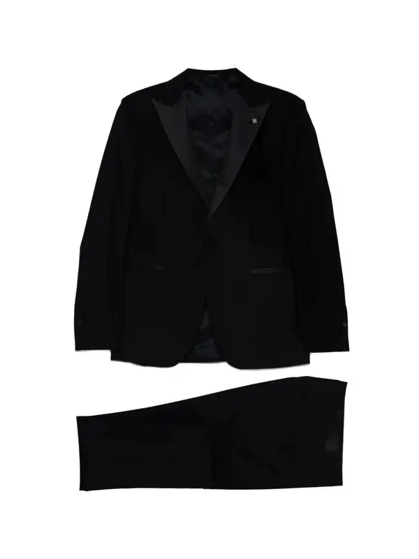 Tagliatore Peak-lapels Single-breasted Suit Set - Blue