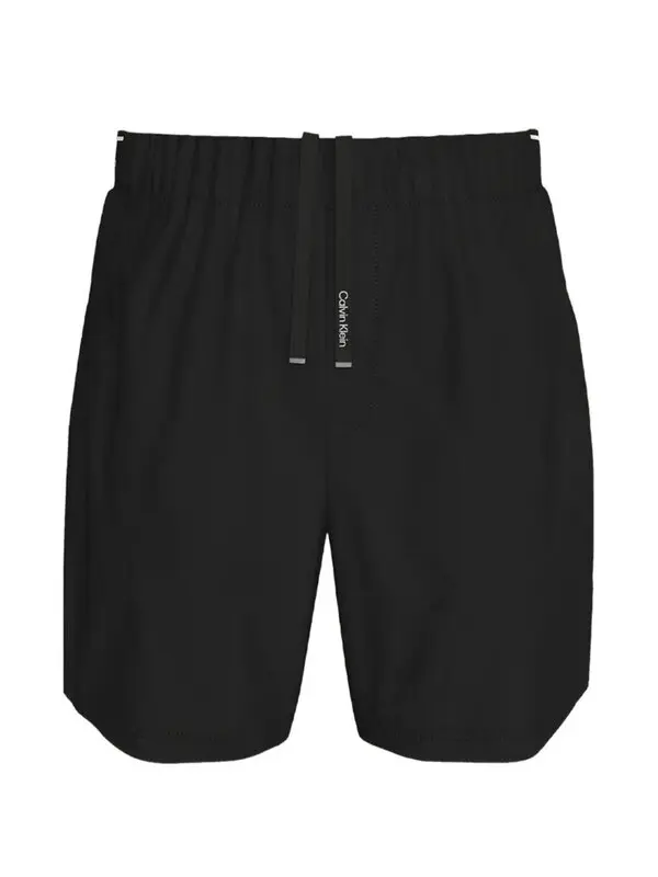 Calvin Klein Logo-waistband Shorts - Black
