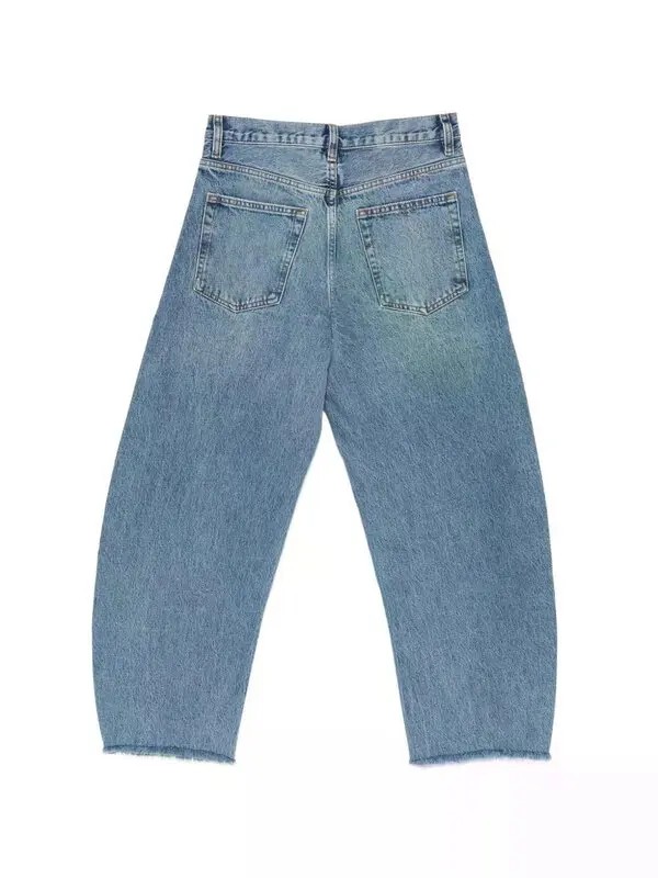 FRAME Frayed Bubble Trousers