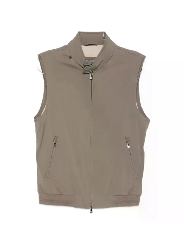 Corneliani Zip Sleeveless Gilet