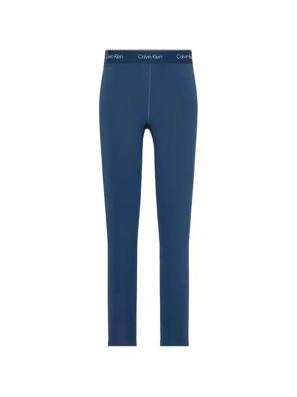 Calvin Klein Logo Waistband Leggings - Blue