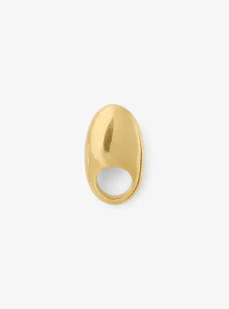 Michael Kors 24k-plated Brass Dome Ring - Gold