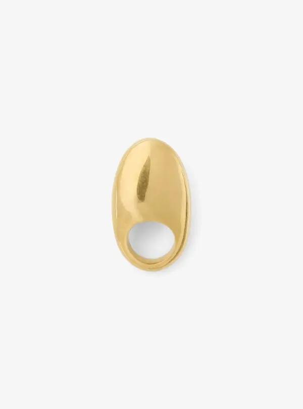 Michael Kors 24k-plated Brass Dome Ring - Gold