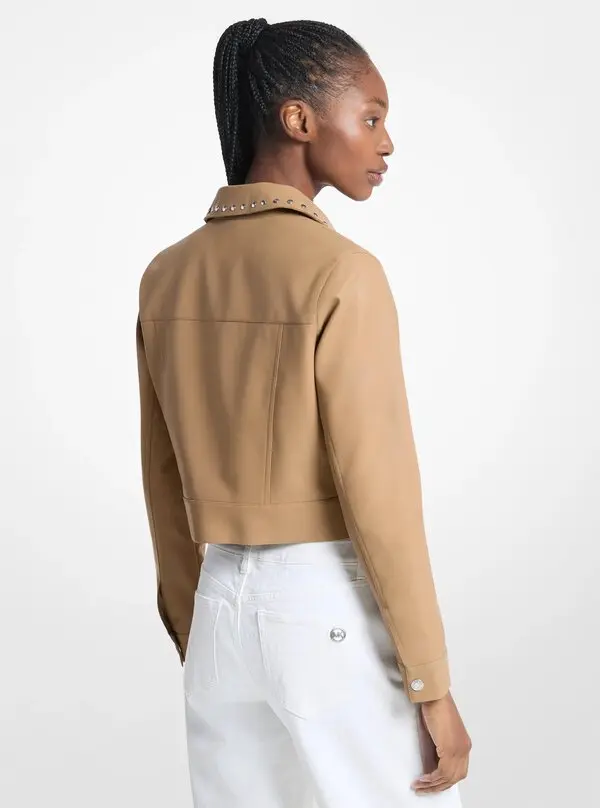 Michael Kors Studded Cropped Jacket